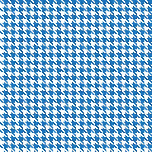 Houndstooth Blue – Bad Dog Editions